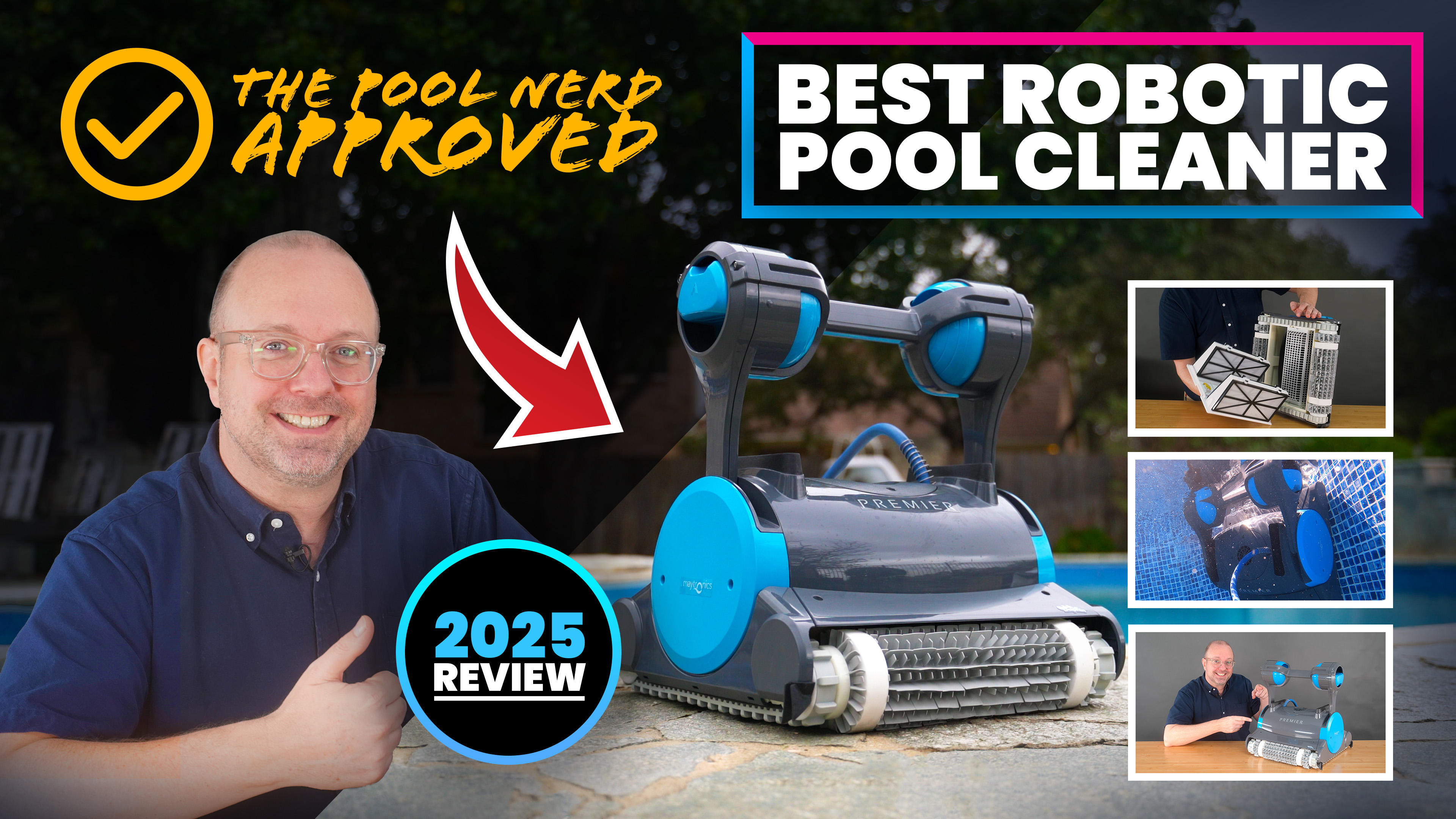 Dolphin Premier Robotic Pool Cleaner Review (2025 Model)